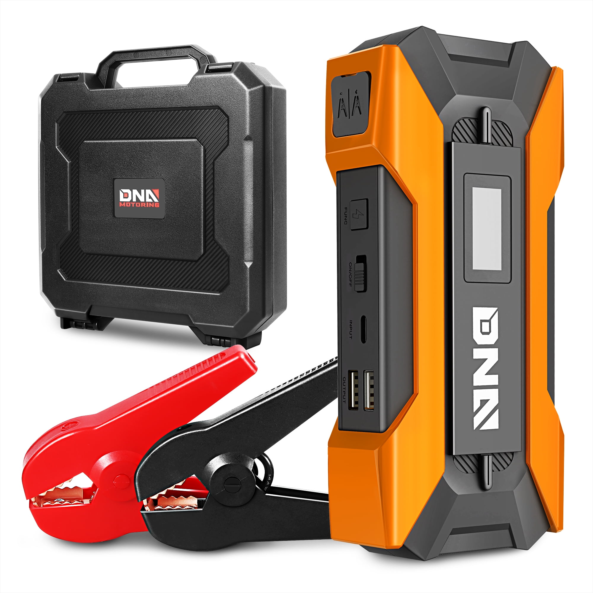 DNA Motoring TOOLS-00215 Orange 12V 1500A 15000mAh Multi-function ...