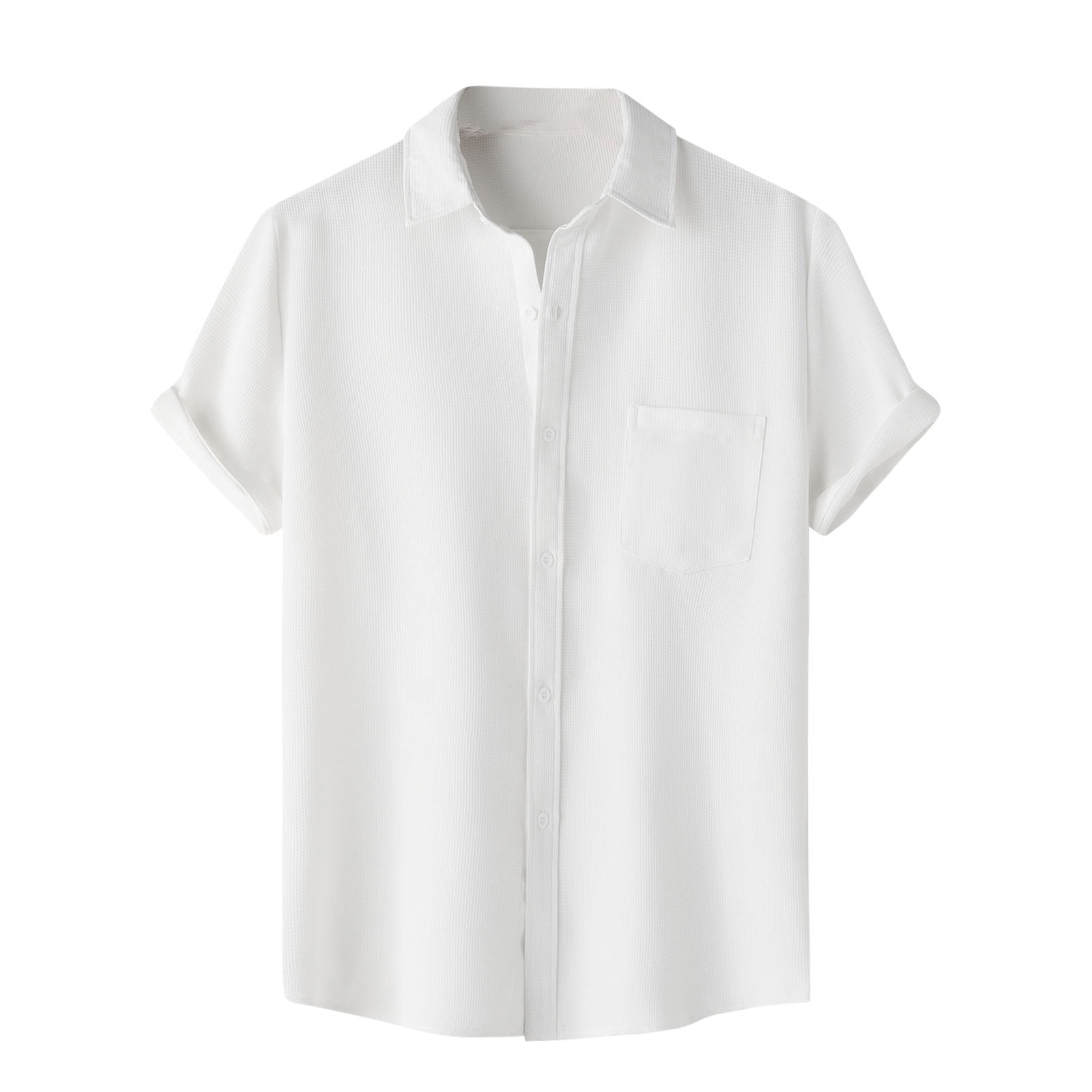 Click here for Faiwad Mens Summer Shirts Casual Short Sleeve Roll... prices