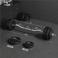 Yaheetech 66 lb Barbell Weight Set with Plates and Detachable Curl Bar ...