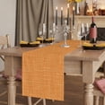 Burnt Orange Solid Table Runner 13x120 Inch Minimalist Cloth Sunset ...