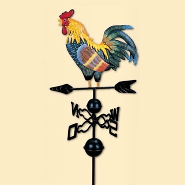Zimtown 8FT Windmill Ornamental Metal Wind Mill Weather Vane Weather ...