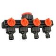 Weijiyouyu Garden Hose Quick Connector 4 Outlets Plastic Water Pipes ...