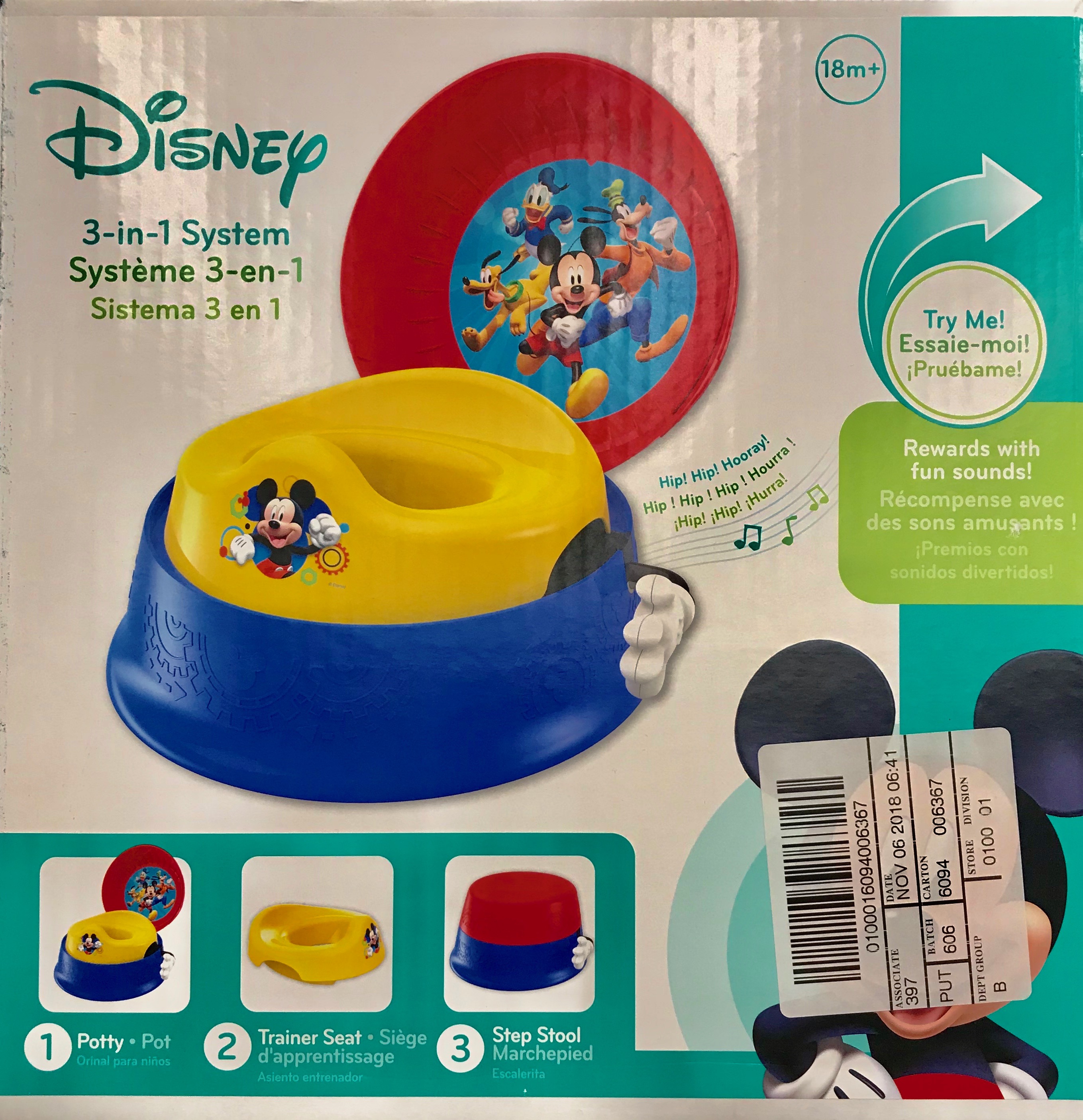 Mickey Mouse 3-in-1 Potty System – Deal – BrickSeek