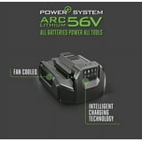 EGO 56V Battery Charger, Rapid Charging System, Fan-Cooled, LED ...