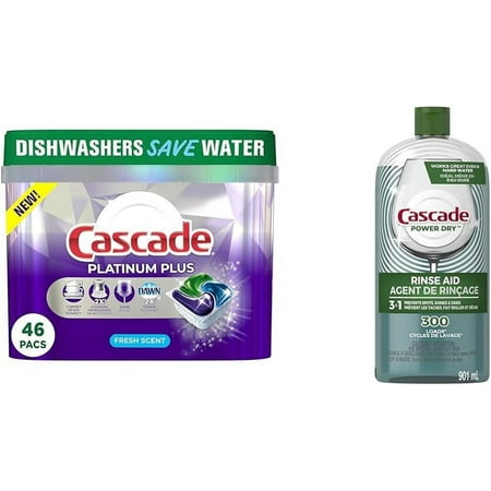 Cascade Platinum Plus ActionPacs - 46 Count; Fresh Scent; with ...