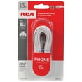RCA TP231WHR White Phone Line Cord (15ft) - Walmart.com