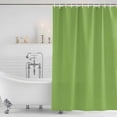 Abstract Solid Color Shower Curtain for Bathroom, Simple Avocado Green ...