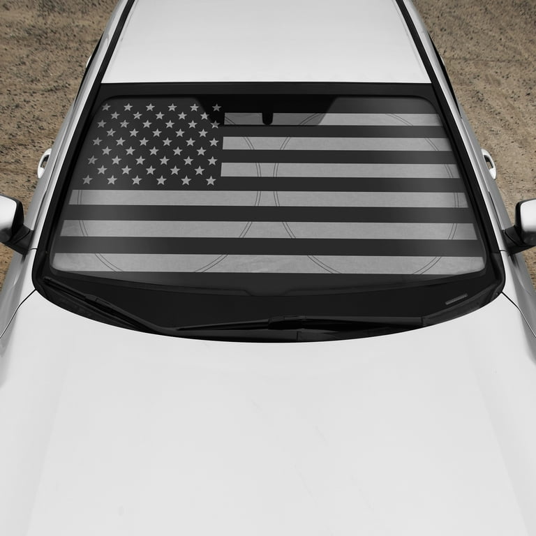 American Flag For Truck Window Visor Bdk Usa Patriotic American Flag