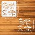 1 pc PET Hollow Out Drawing Painting Stencils for DIY Scrapbook Photo ...