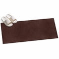 2x6 Red Leather Texture Runner Rug for Hallway, Washable Non Slip Low ...