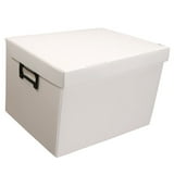 (3 Set) Vaiyer Durable Plastic Filing Storage Organizer Box with Lid ...