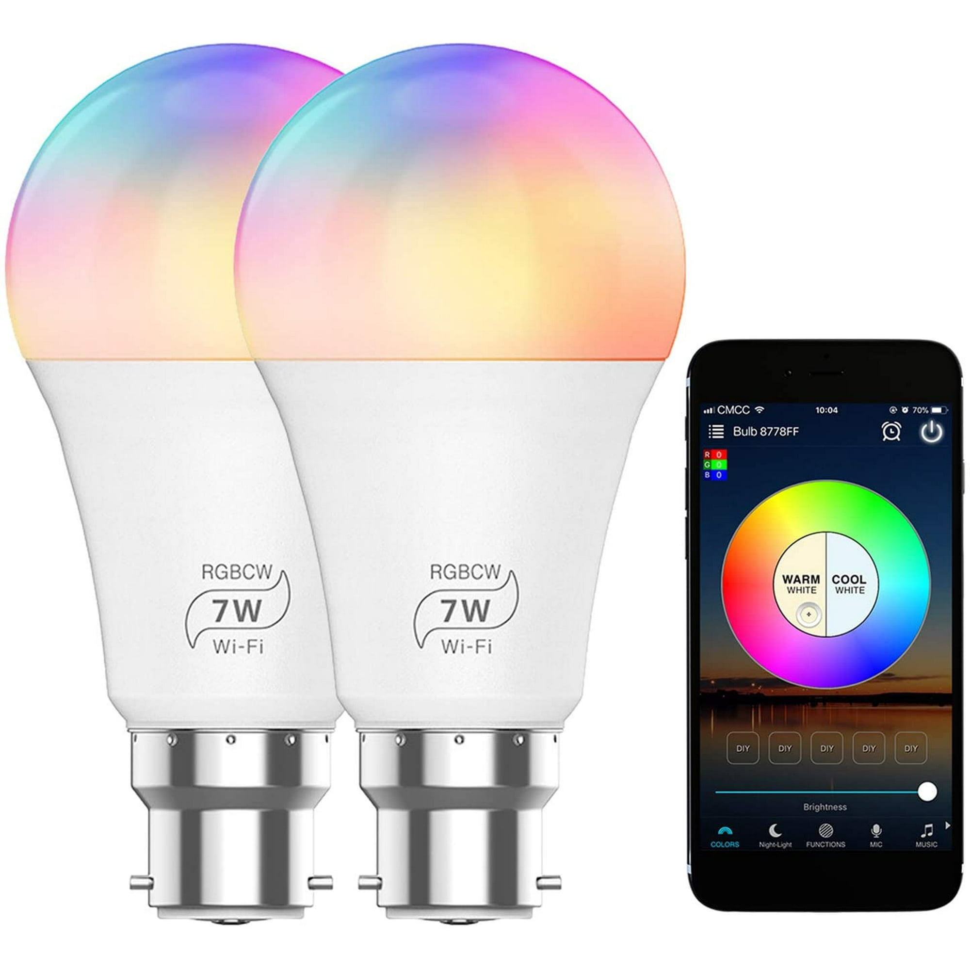 Click here for Yiailnter Vislone Smart Light Bulb  Wifi Bt 7w Led... prices