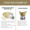 Sticky Rice Essential Starter Set - Includes Steamer Pot, Handcrafted ...