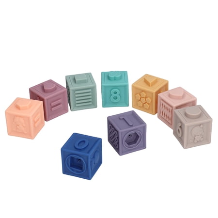 Noref Sensory Blocks,Soft Rubber Blocks Babies Children Chewing ...