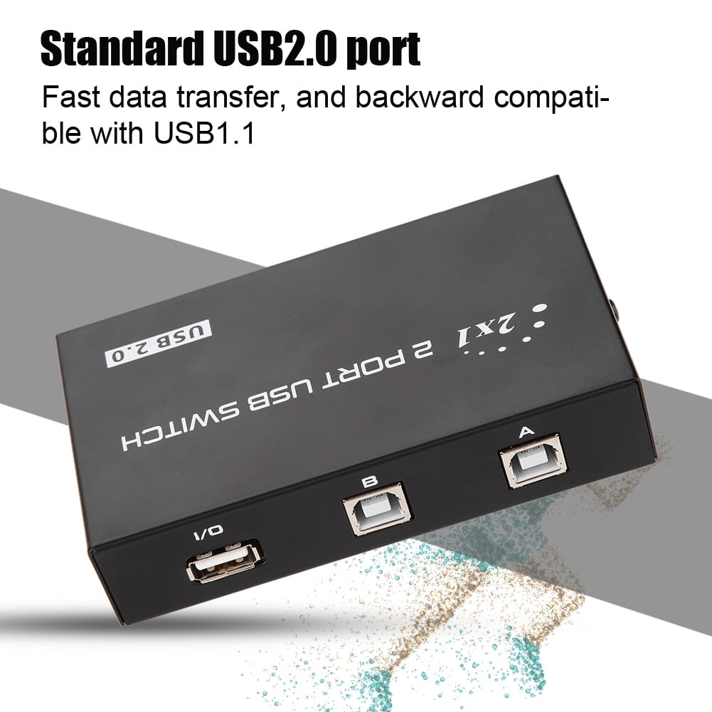 Buy USB2.0 Interface Sharing Switcher Box, Sharing Switch, Iron Shell For Device Scanner Printer ...