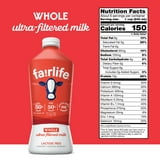 fairlife Ultra Filtered Whole Milk 52 fl oz with 50% more protein and ...