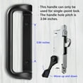 House Guard Patio Door Lock and Handle Set with Key, Choices That Add a ...