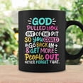 God Pulled You Out Of The Pit Sobriety Aa Na Recovery Women Coffee Mugs ...