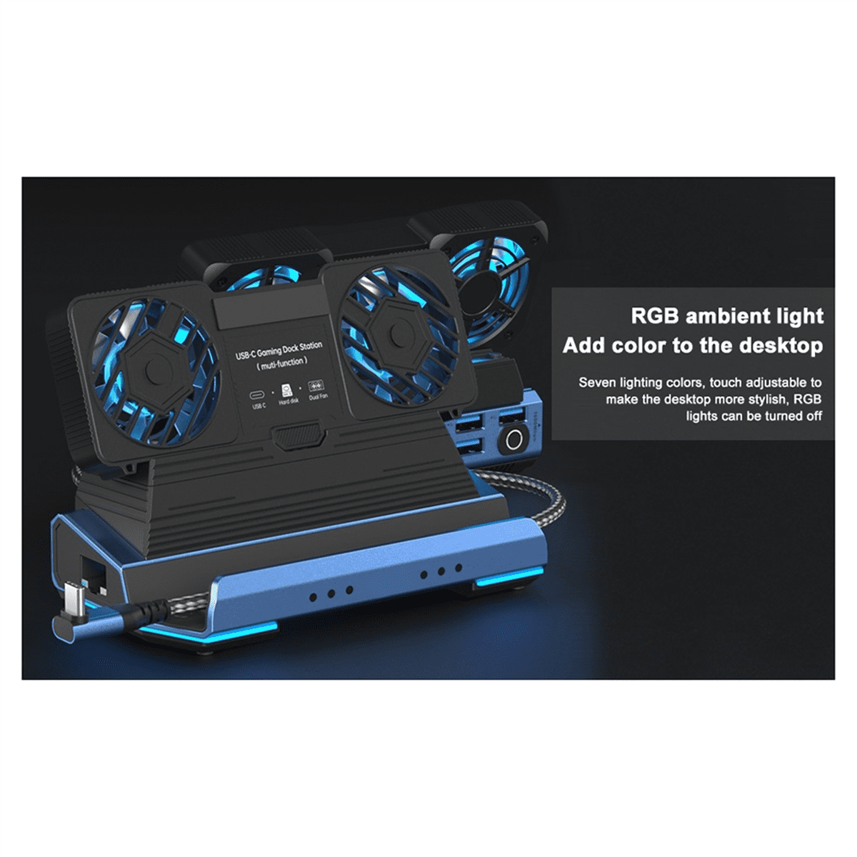 10-in-1 Type-C Game Docking Station for Steam DeckROG Ally/Switch M.2 ...