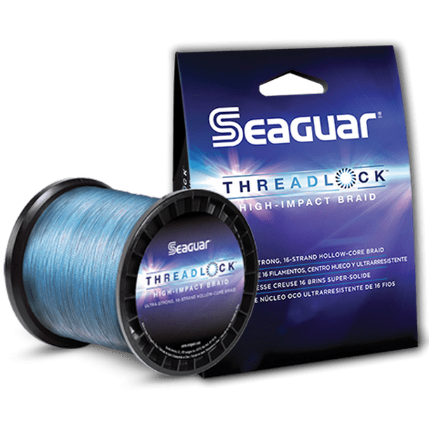 Seaguar Threadlock Fishing Line, 16 Strand Hollow Core Braid, High ...