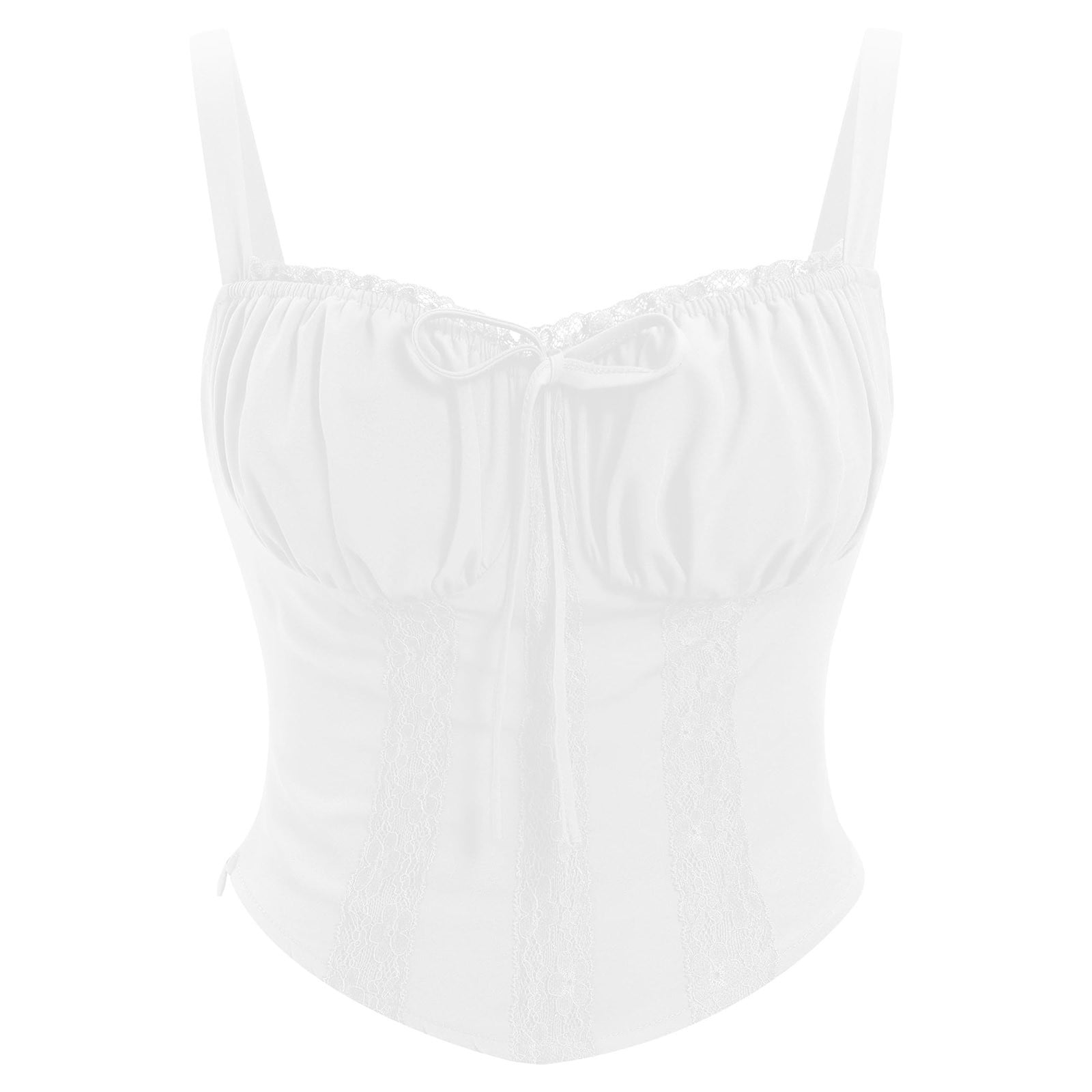 Click here for Soki Women Corset Lace Up Cami Crop Top Sexy Slim... prices