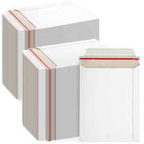 100 Pack Rigid Mailers 6x8 - 450 GSM Sturdy Self-Adhesive Kraft Paper ...