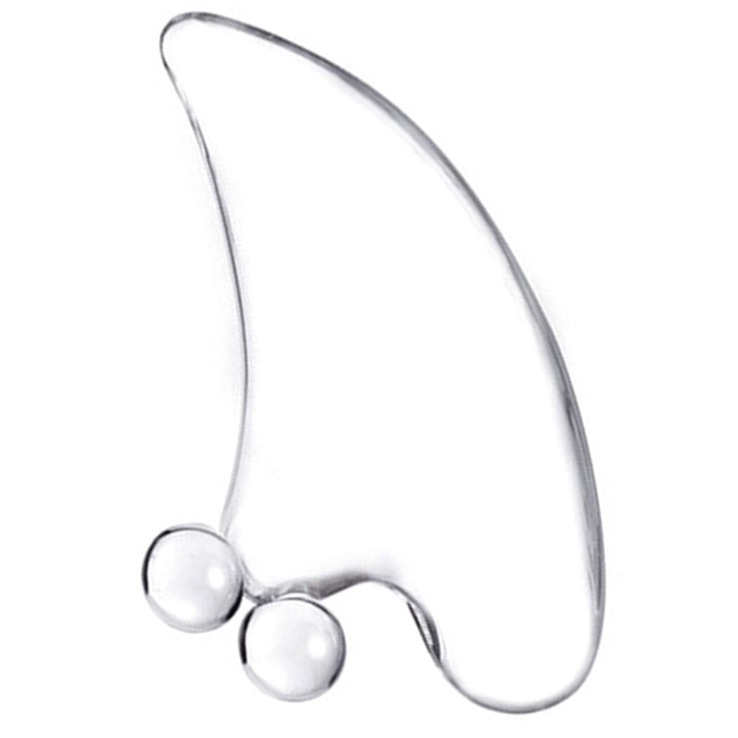 Gua Sha Tool Clear - Herramienta de raspado facial portátil de plástico ...