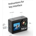 6K Dual-Screen Action Camera, Waterproof Sports Camera with WiFi ...