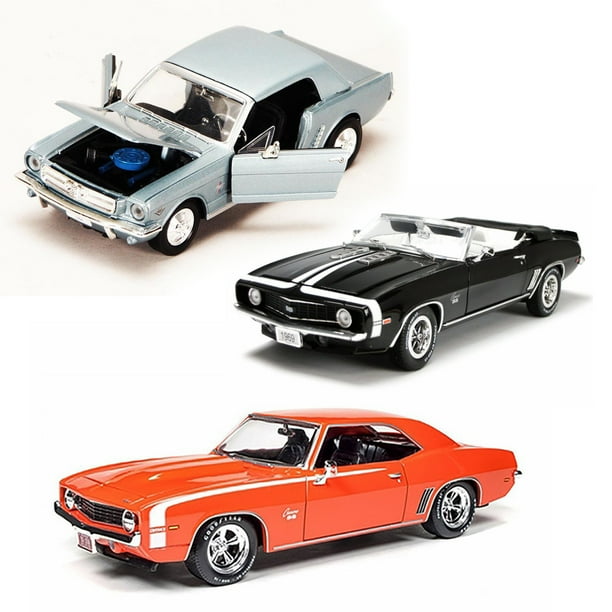 Best of 1960s Muscle Cars Diecast - Set 50 - Set of Three 1/24 Scale ...