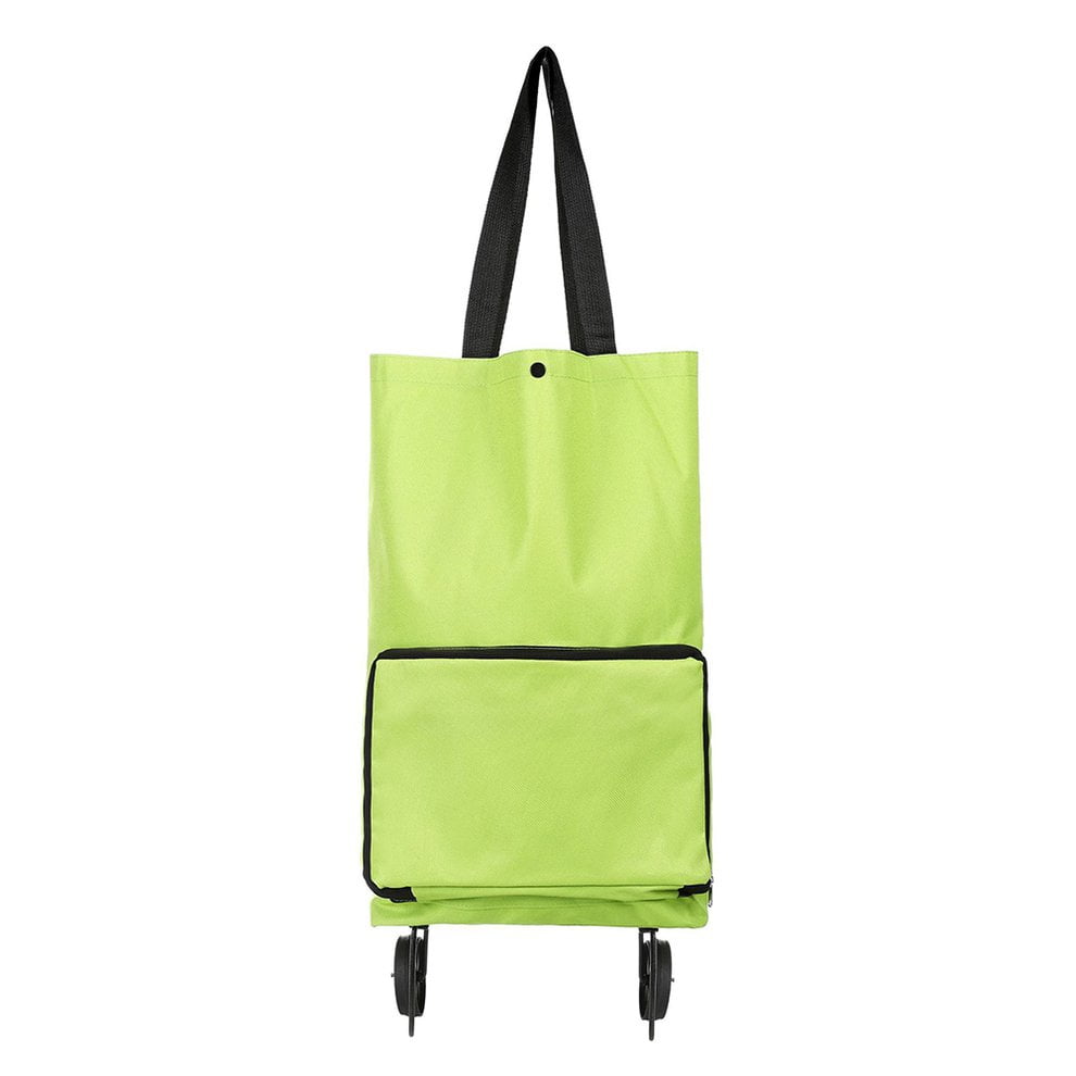 HEMU FASHION Portable Shopping Trolley Bag With Wheels Foldable Cart ...