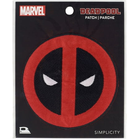 Simplicity Marvel Deadpool Applique Iron-on Patch for Clothing, Jackets ...