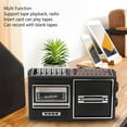 Portable Boombox Cassette Player, Vintage Tape Player Recorder, Retro ...