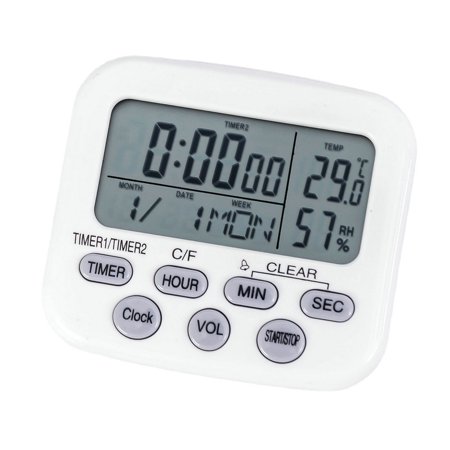 Timer Kitchen Timer Small Clock Countdown Thermohygrometer | Walmart Canada