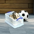 "Really Useful Box, 9L Plastic Storage Container, Clip Lock Handles ...