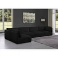 Meridian Furniture Ease Black Fabric Modular Sectional - Walmart.com