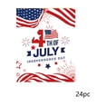 4th Of July Floral Ball Hanging Decor (6 Pack) Independence Day ...