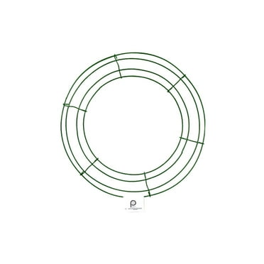 Panacea Wire Wreath Frame, Green, 20" - Walmart.com
