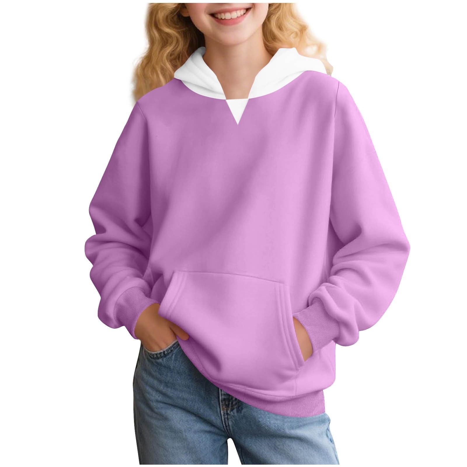 Click here for Aocisk Girls Casual Long Sleeve Pullover Hoodie So... prices