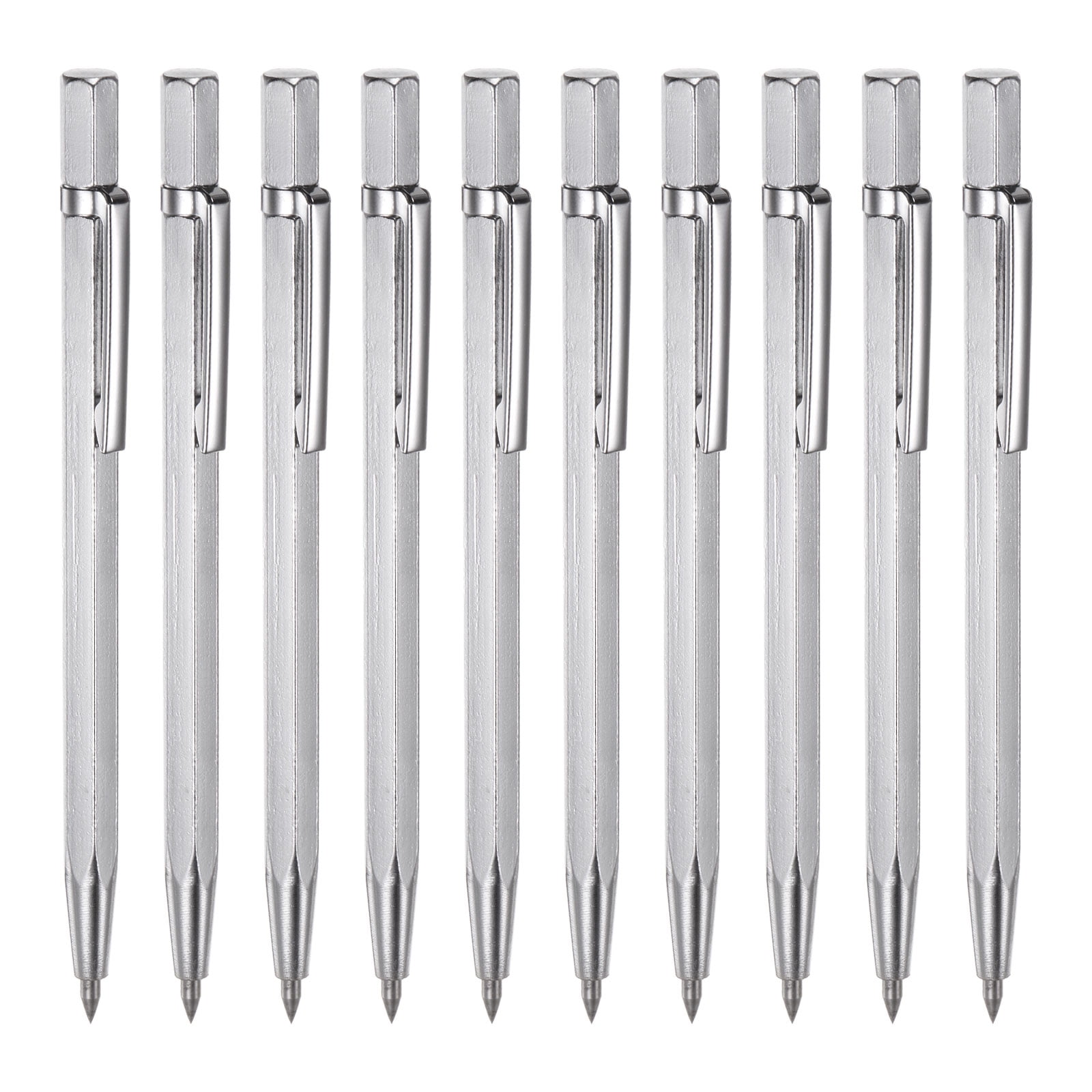 Uxcell 10Pcs Tungsten Carbide Tip Scriber with Clip Alloy Etching Pen ...