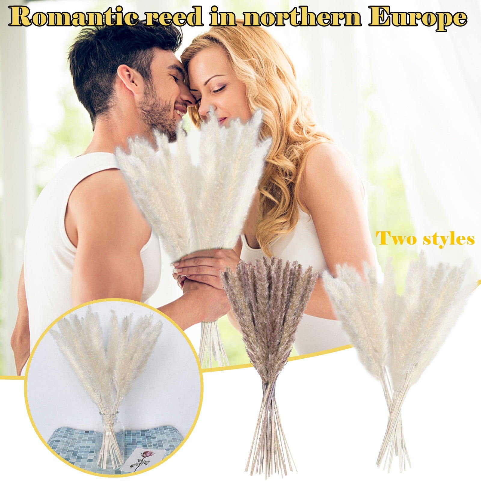 Click here for Qipopiq 15pc Dried Decoration Dried Flowers Vases... prices