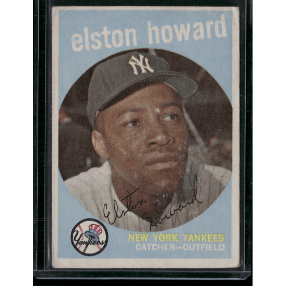 1959 Topps ELSTON HOWARD #395 Surface Scratches - Walmart.com