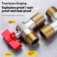 Lerpwige Hot/Cold Water Shut Off Valves 1/2inch Turn Angle Stop Valves ...