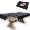 Hathaway 7-8 ft. Pool Table Dust Cover, Black, 48 in wide - Walmart.com