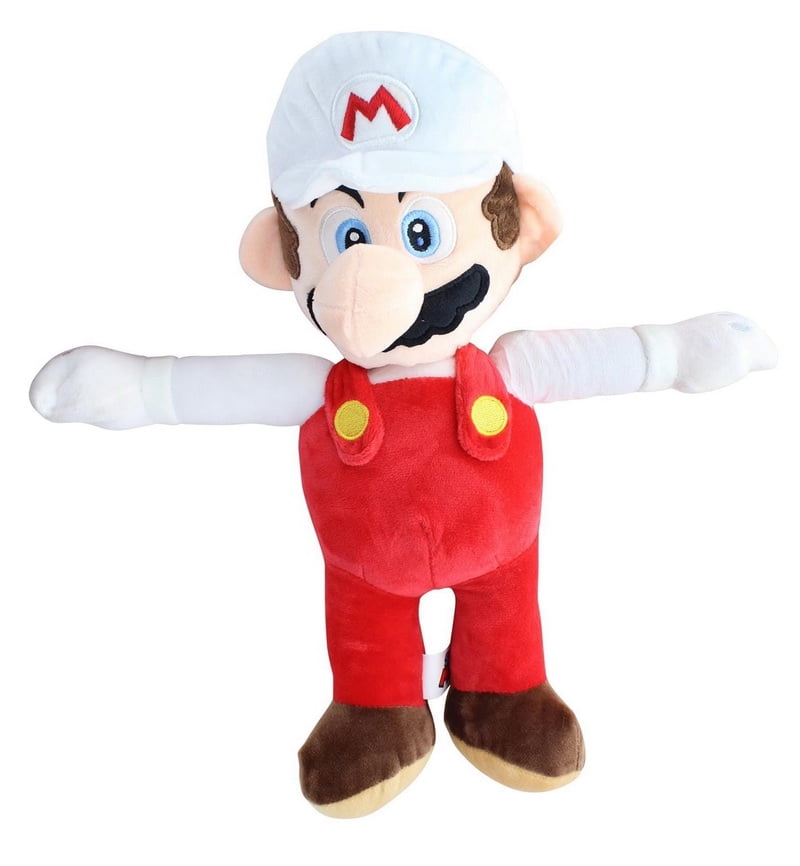 Super Mario 16 Inch Character Plush | Fire Luigi - Walmart.com