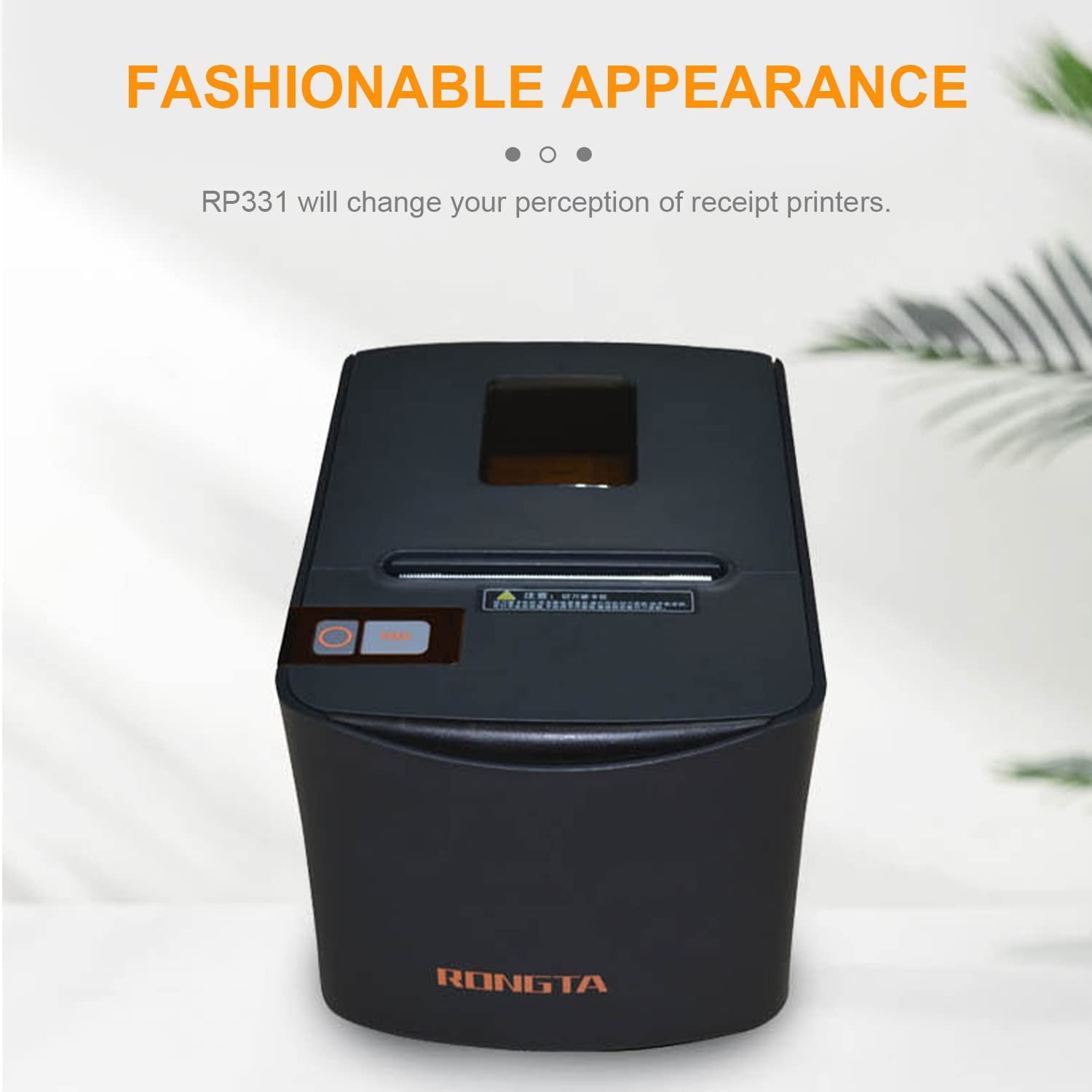 Buy FSXUOLIPI 80mm Direct Thermal Receipt Printer, Restaurant Kitchen ...