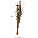 DecMode 40 Tall Bouquet Dried Plant - Lotus Flower Bouquet - Walmart.com