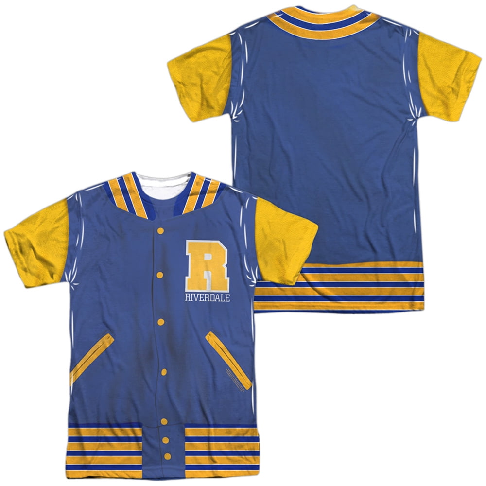 Riverdale - Varsity Jacket (Front/Back Print) - Short Sleeve Shirt ...