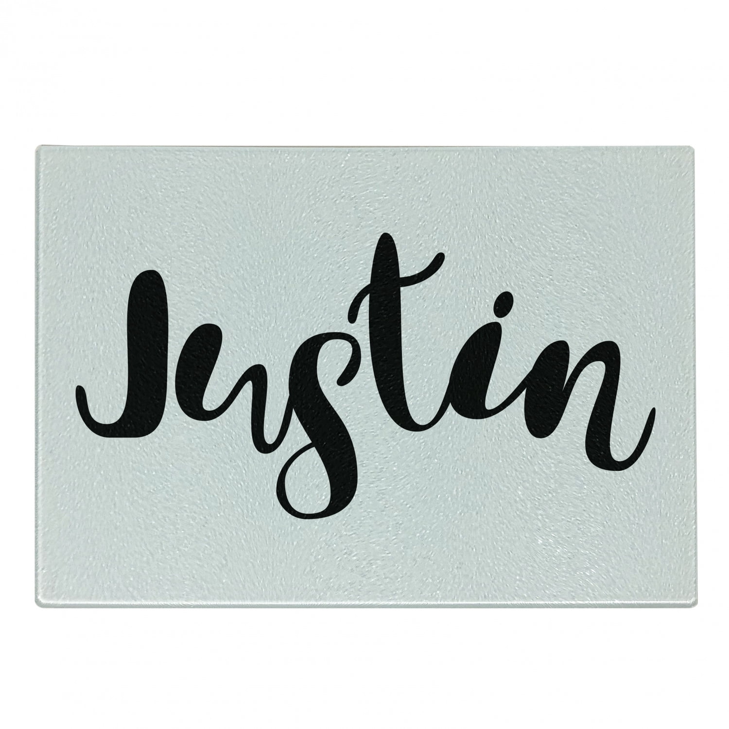 Justin Cutting Board, Modern Calligraphy with Popular Male Name ...