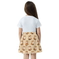 Cute Little Fox Athletic Skirt with Pockets and Built-in Shorts for 3 ...