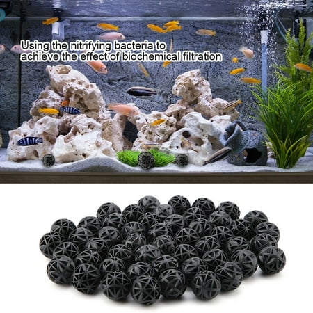 Black Fish Filter, Biochemical Ball Pond Filter Aquarium Filter ...